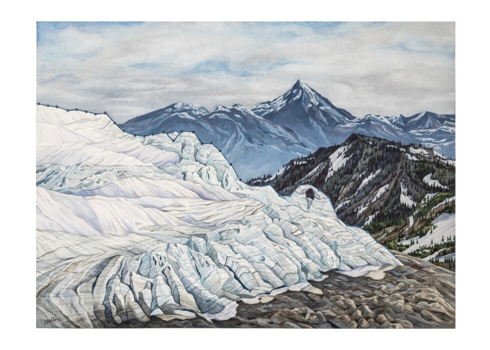 Tracking Receding Glaciers Through Paintings With Climate Artist, Jill ...